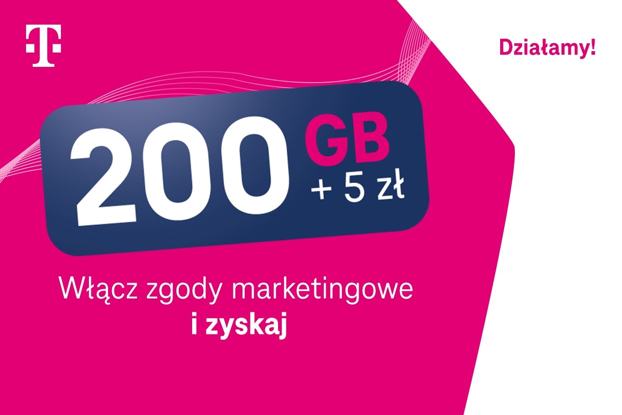 T-Mobile rozdaje bonusowe 200 GB. Oto, co należy zrobić T-Mobile rozdaje bonusowe 200 GB. Oto, co należy zrobić