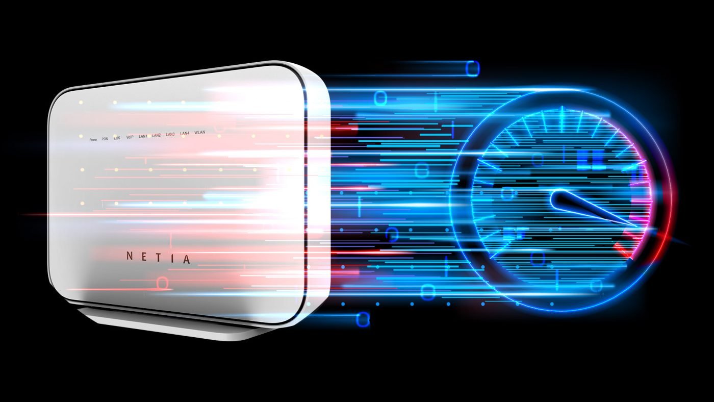 Netia zwiększa prędkość internetu światłowodu do 2 Gbit/s