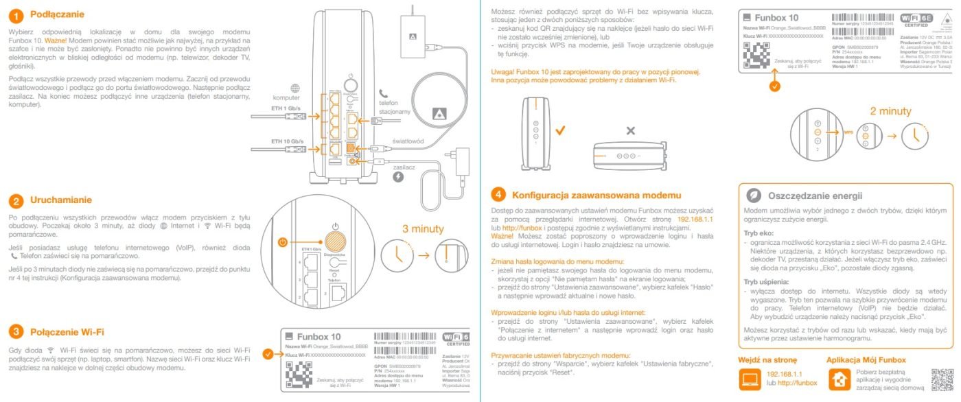 Jest nowy modem Orange - Funbox 10